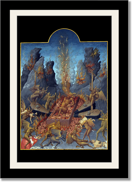 Limbourg Brothers' Hell Poster – Dark Art Mart